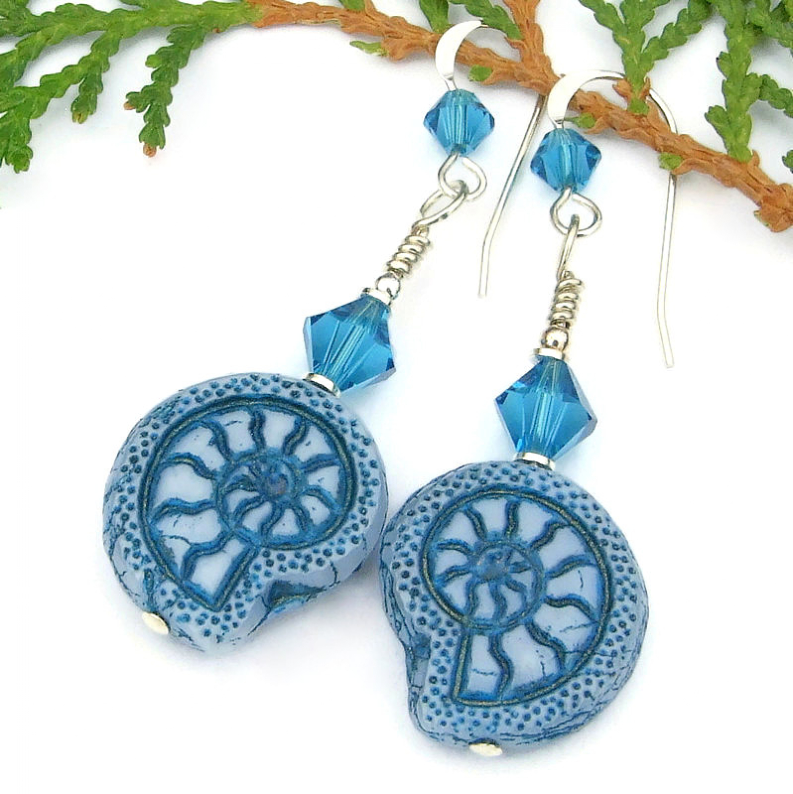 fossil shell ornament